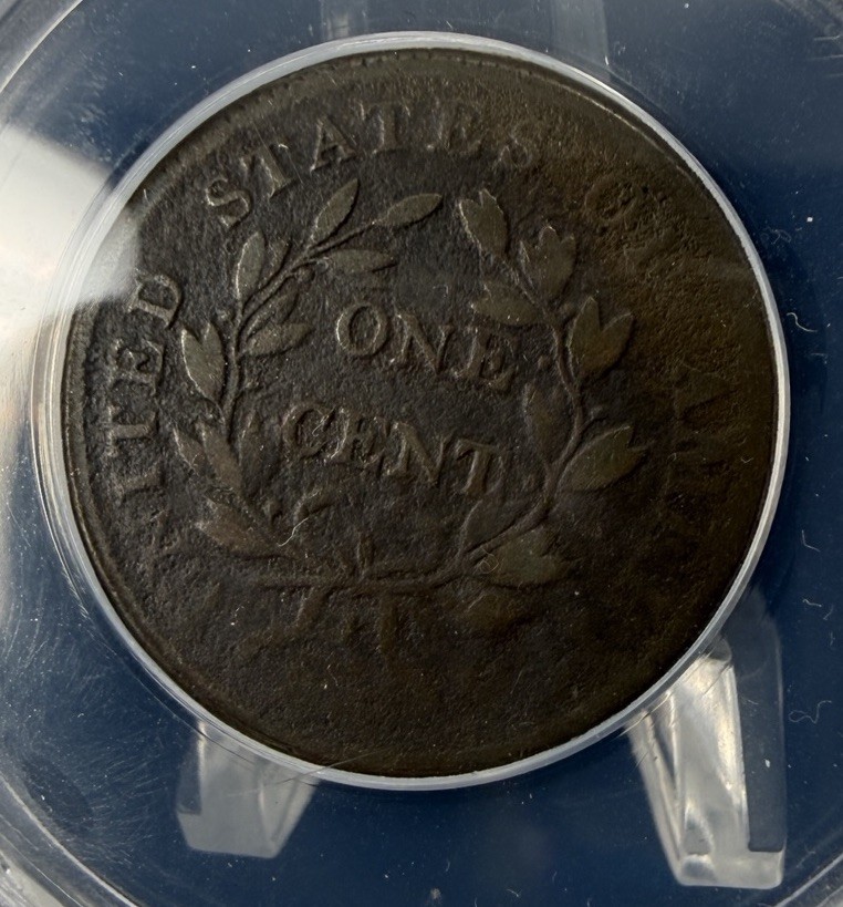 1807/6 S-273 Draped Bust Large Cent Coin 1c- ANACS VG 10 Details Rarity ...
