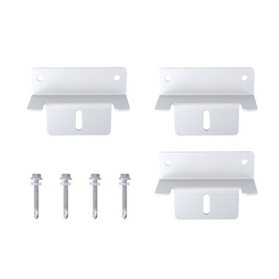 4 Pcs Aluminum Alloy Z-Type Solar Panel Mount Bracket for RV Boat ...