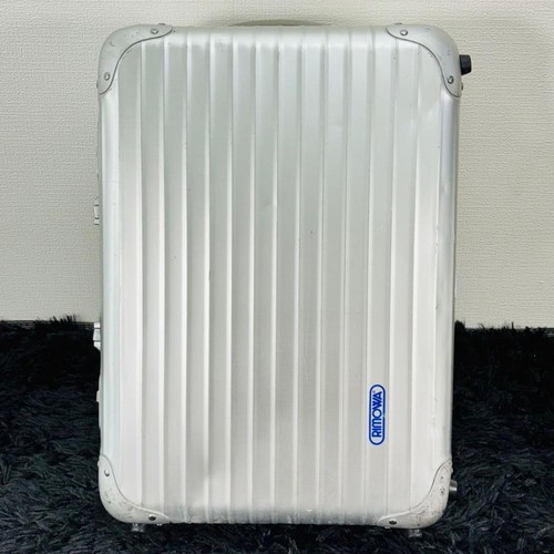 Rimowa Topas Carry Case Suitcase 2-wheels Aluminium 34L Silver | eBay
