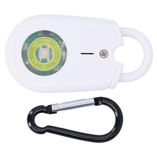 125dB Self-Defense Alarm SOS Alert LED Emergency Device With Carabiner ...