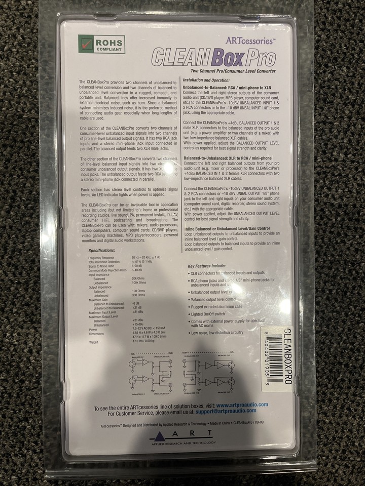 Artcessories Clean Box Pro Dual Channel Converter | eBay