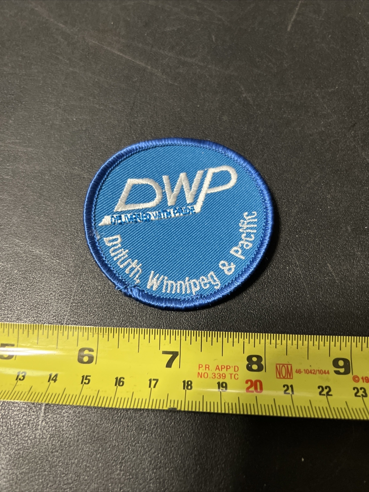 Vintage Unused Railroad Patch DWP Duluth Winnipeg Pacific | eBay