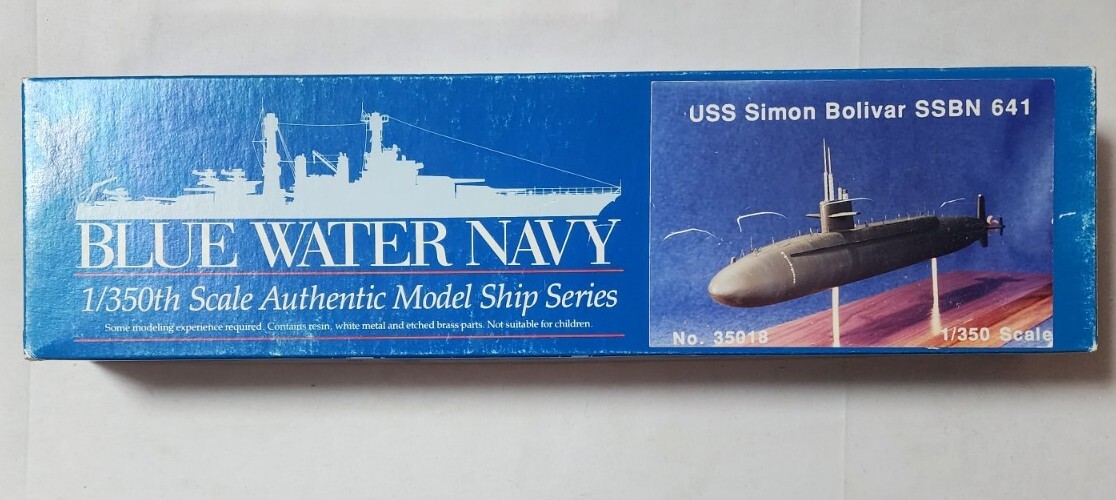 Blue Water Navy 1/350 USS Simon Bolivar SSBN 641 Model Kit | eBay