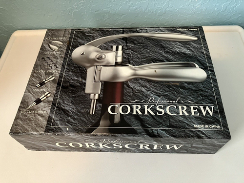 Professional Wine Bottle Corkscrew Opener Kit By Costco. Pre-owned | eBay