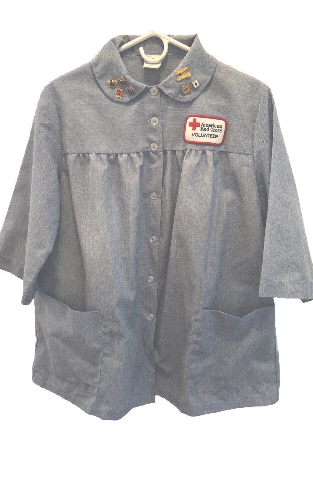 1980’s American Red Cross Volunteer Uniform Dress Jac… - Gem