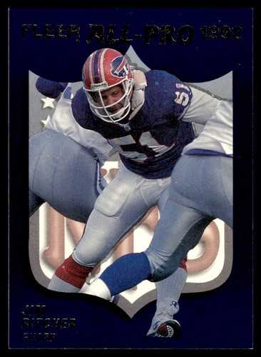 1992 Fleer All-Pro Jim Ritcher Buffalo Bills #4 | eBay