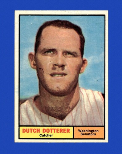 1961 Topps Set-Break #332 Dutch Dotterer NR-MINT *GMCARDS* | eBay
