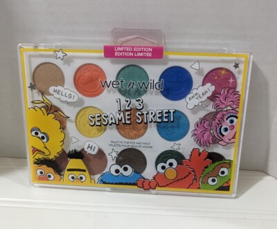 Wet N Wild 123 Sesame Street Palette Eye Shadow Limited Edition Bright ...