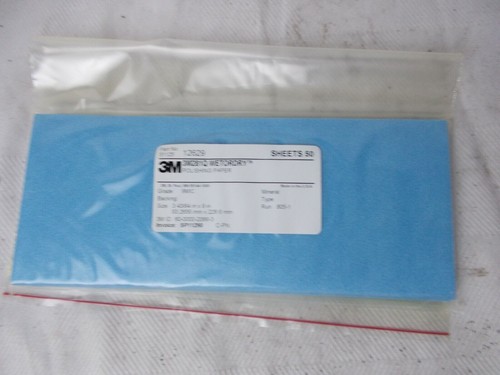 Polishing Paper WETORDRY 3M 281Q 3-43/64 x 9 in 9 mic "1 Pack of 50 ...