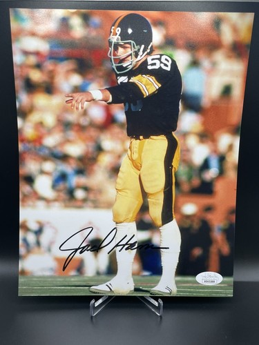 JACK HAM Pittsburgh Steelers SIGNED AUTOGRAPHED 8x10 Color PHOTO JSA ...