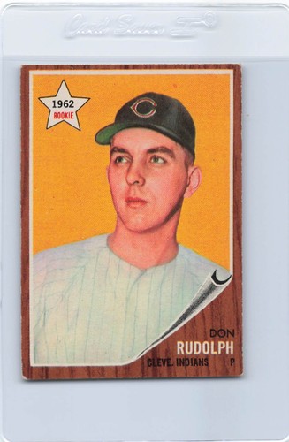 1962 Topps #224 Don Rudolph Indians EX *8097 | eBay