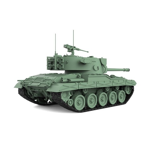 SSMODEL SS120526 1/120 TT SCALE Railway Military Model Kit US T37 Light ...