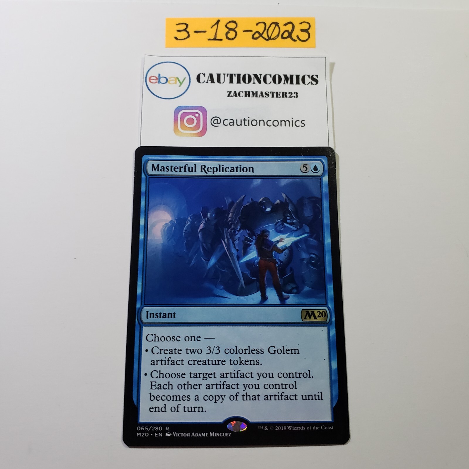 Masterful Replication Core Set 2020 Magic The Gathering MTG NM (Box7 ...