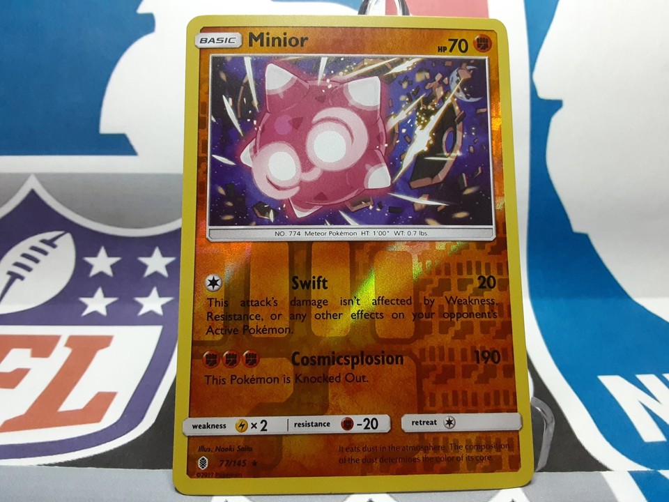 🔥2017 Pokémon Sun & Moon Guardians Rising Rev Holo Minior #77/145 | eBay