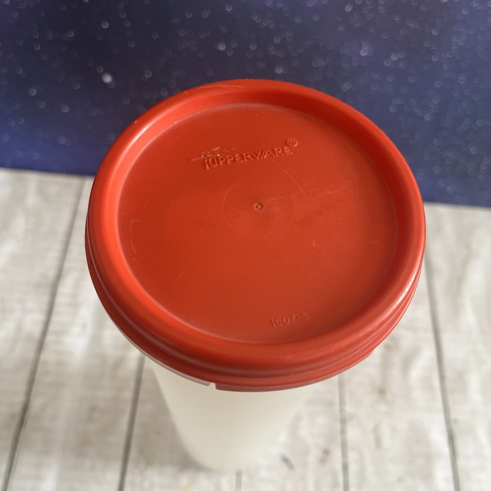 Vintage Tupperware Modular Mates 1661-6 Spaghetti Container Red Lid 2 ...