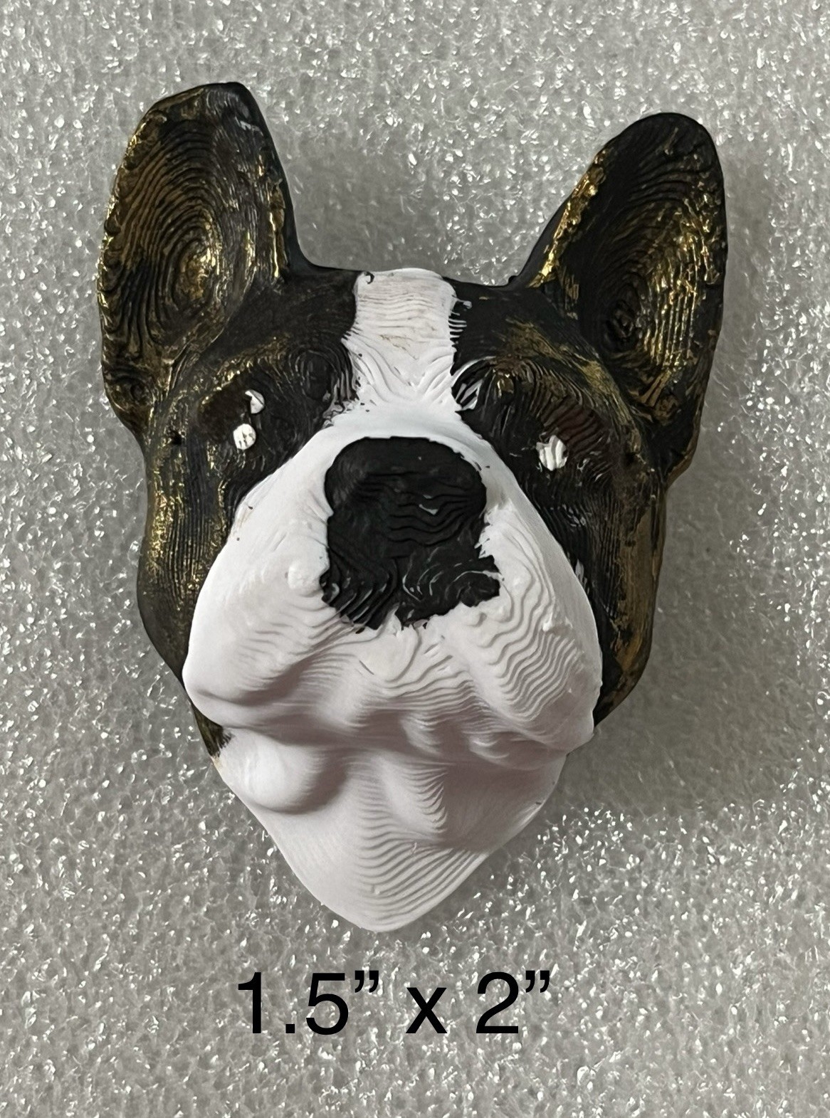 🚩 SALE!! 3D Printed Brindle Boston Terrier Magnet | eBay
