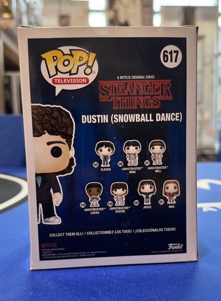 Funko Pop! Vinyl: Stranger Things Dustin (Snowball Dance) #617 : Gaten ...