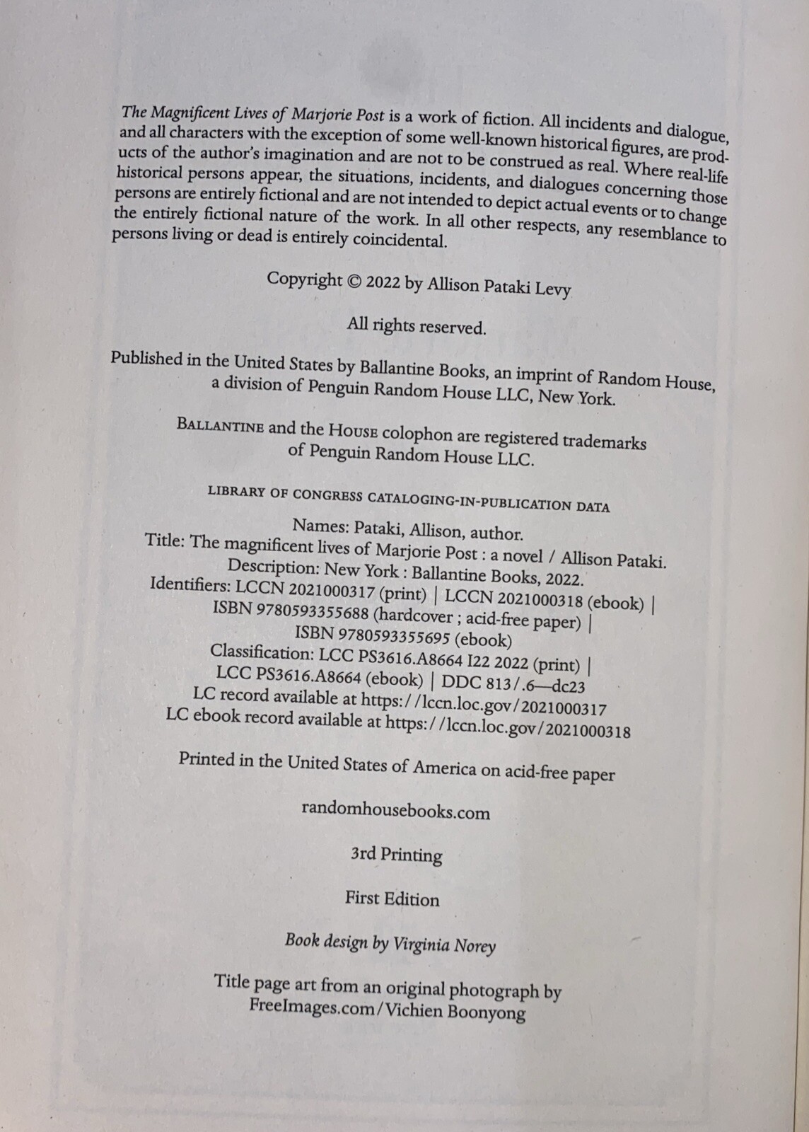 Magnificent Lives of Marjorie Post : A Novel by Allison Pataki (2022 ...