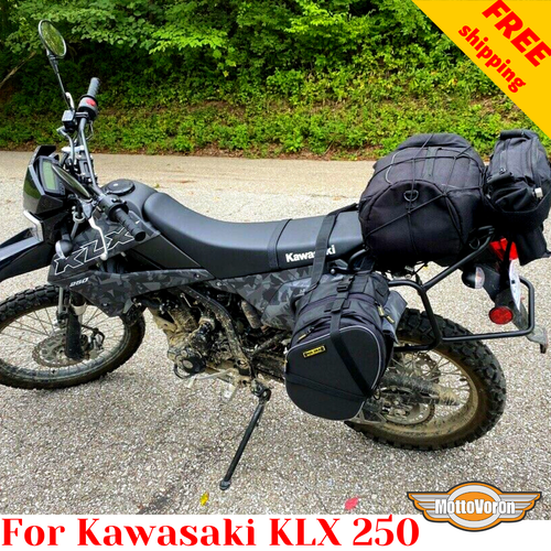 For Kawasaki KLX 250 Rack luggage system KLX250SF Side carrier KLX250S ...