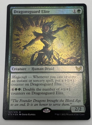 Magic The Gathering Card Dragonsguard Elite 127/275 Rare Foil Mint | eBay