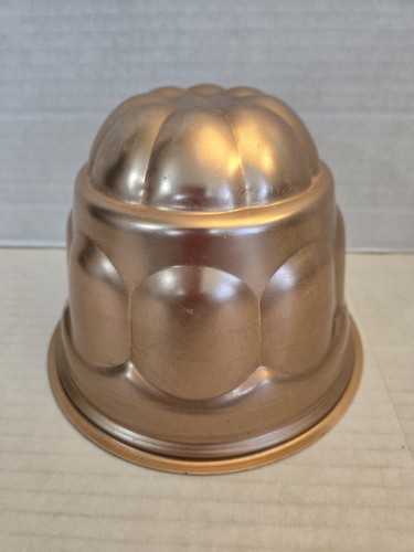 WEAREVER 2971 ½ Copper Round Dome Jello Baking MOLD 7” x 5.5” FREE ...