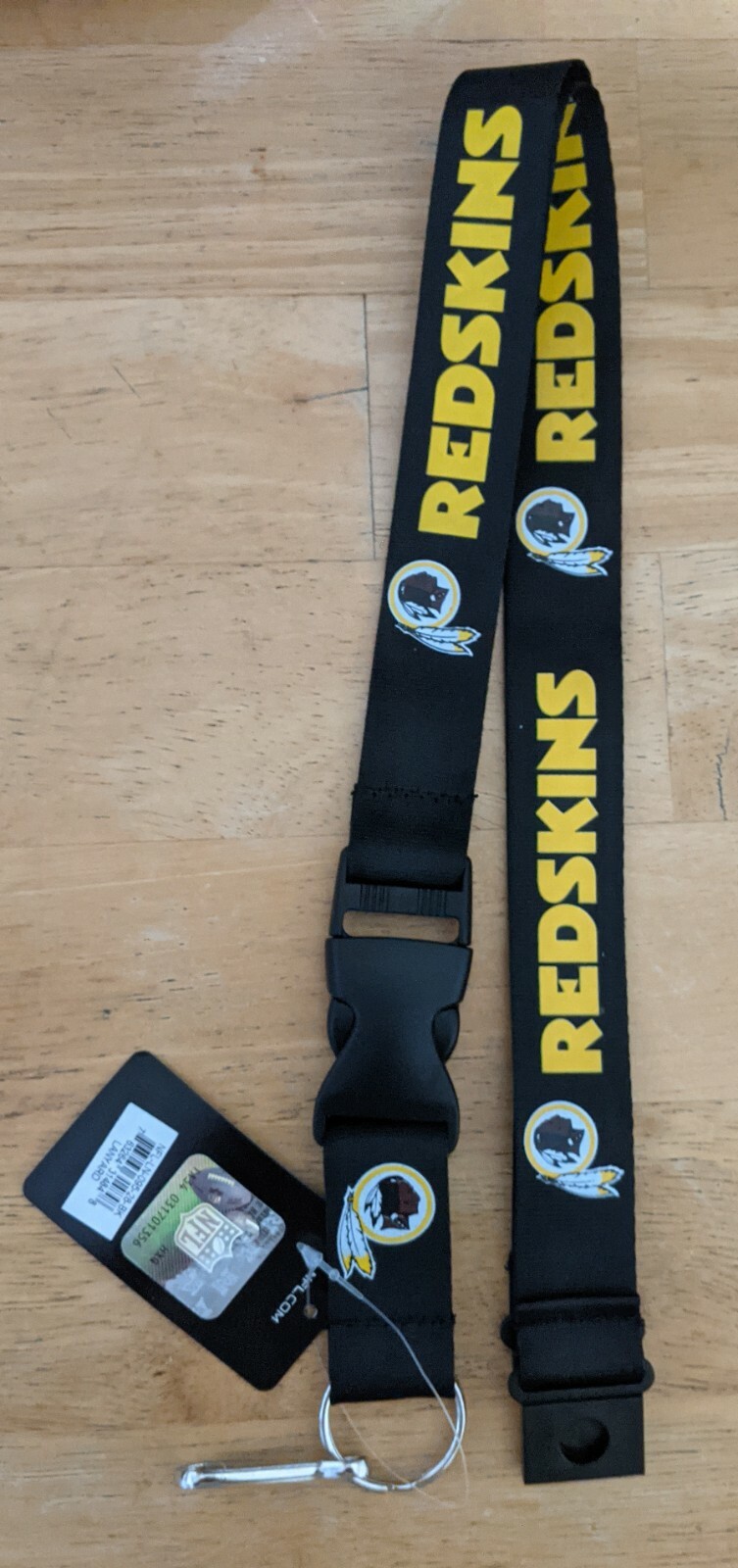 Washington Football Team Redskins Commanders Lanyard Keychain ID Holder ...