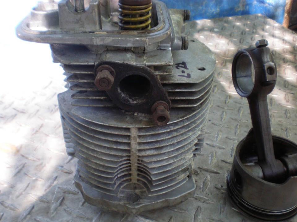 CUSHMAN TRUCKSTER HAULSTER LEFT SIDE DRIVER SIDE 22HP OMC CYLINDER JUG ...