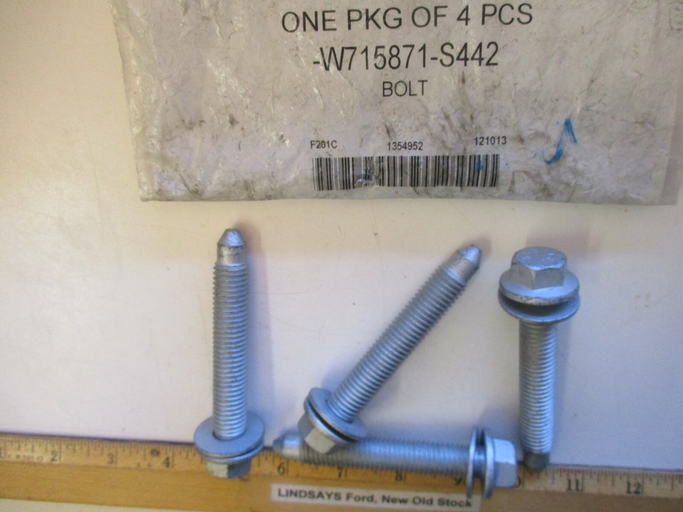 4 NEW PCS FORD 2014/19 TRANSIT CONNECT "BOLT & WASHER" [AXLE BEAM ...
