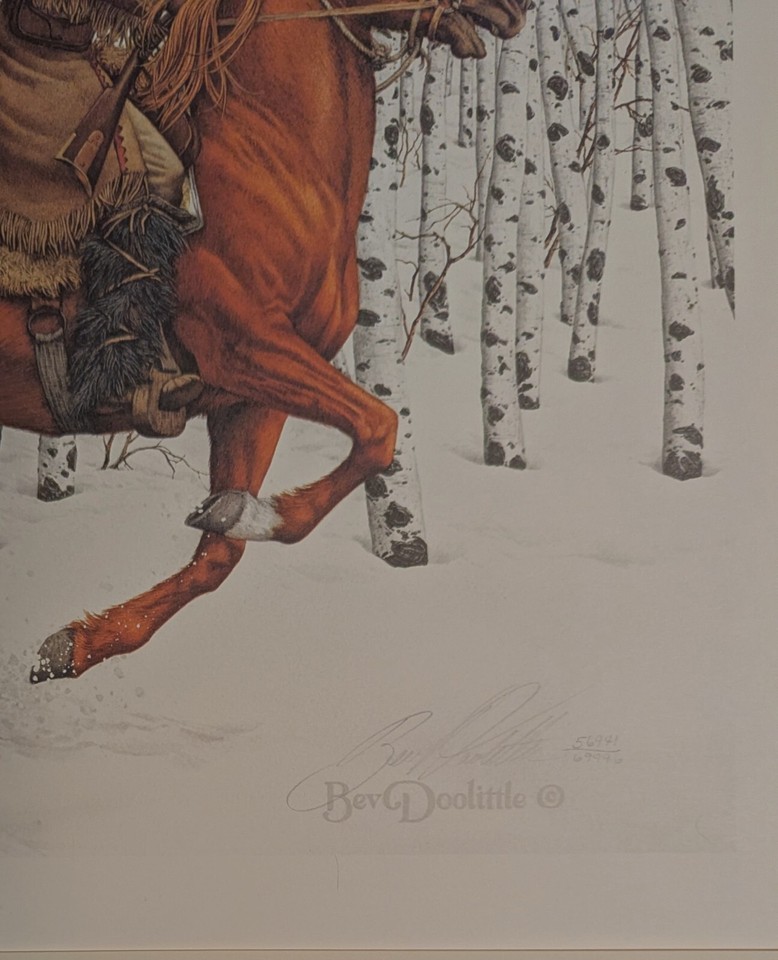 Bev Doolittle "Sacred Ground"-Indian-Native American-Horses-Camouflage ...
