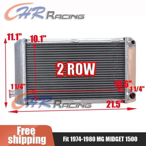 3 Core FOR MG MIDGET 1500 1974-1980 1975 1976 1978 1979 MT ALUMINUM ...