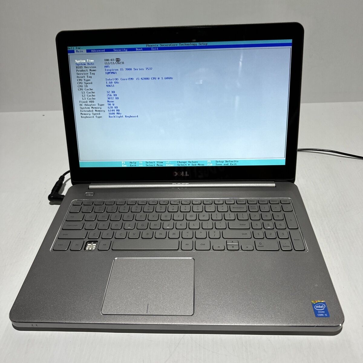 Dell Inspiron 15 7000 Series i5-4200u 6gb Ram No Drives Dell Inspiron 15 7000 Series i5-4200u 6gb Ram No Drives