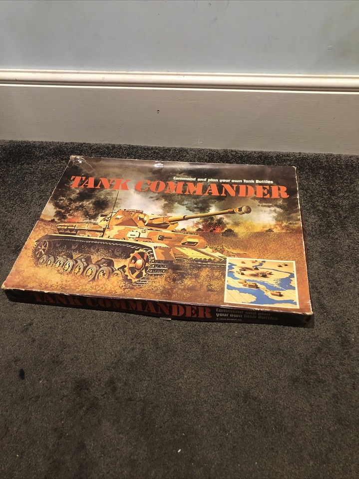 Rare Vintage 1974 Tank commander Board Game By J. Brian McCarthy VGC ...