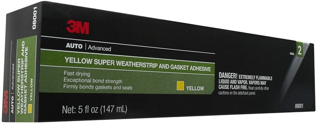 3M 08001 SUPER WEATHERSTRIP ADHESIVE (YELLOW) for sale online | eBay