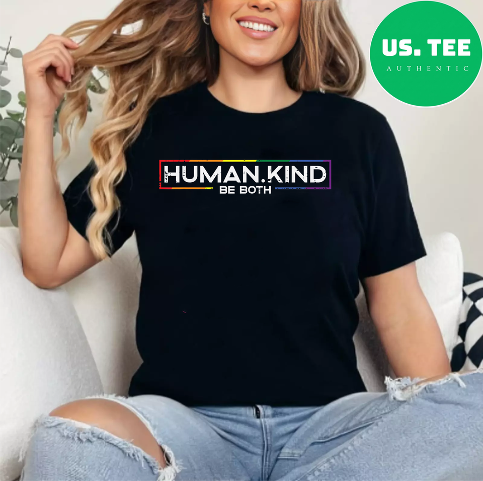 Gay Pride Month Human Kind LGBTQ Ally Rainbow Men Women T-Shirt | eBay