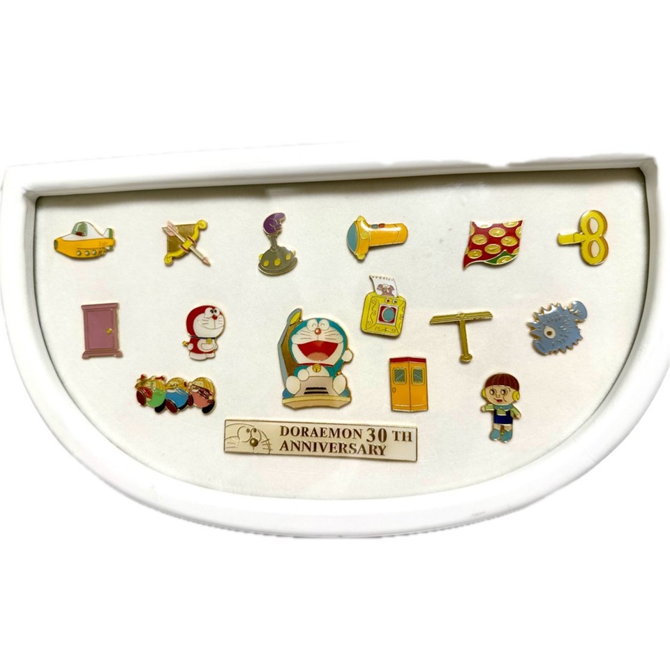 Limited Edition Doraemon 30TH Pin Badge Set 4D Pocket | eBay