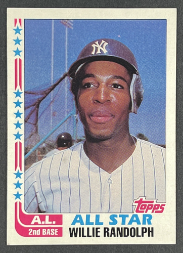 Willie Randolph 1982 Topps #548 New York Yankees | eBay