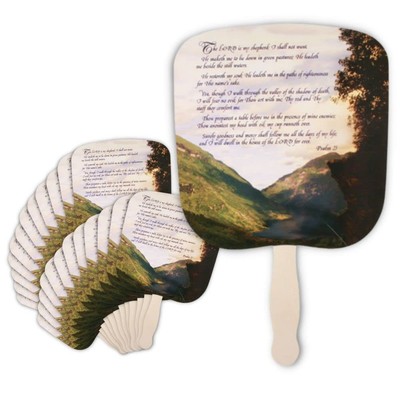 25 Pack Swanson Christian Products Church Fans - Hand Held Parlor Fans ...