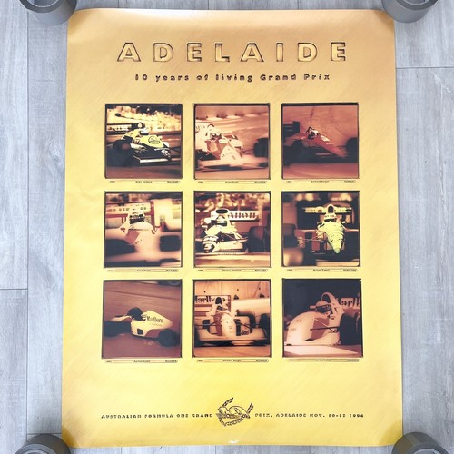 Adelaide Formula 1 Grand Prix Poster 1994 Large Advertising 90cm X 69cm ...