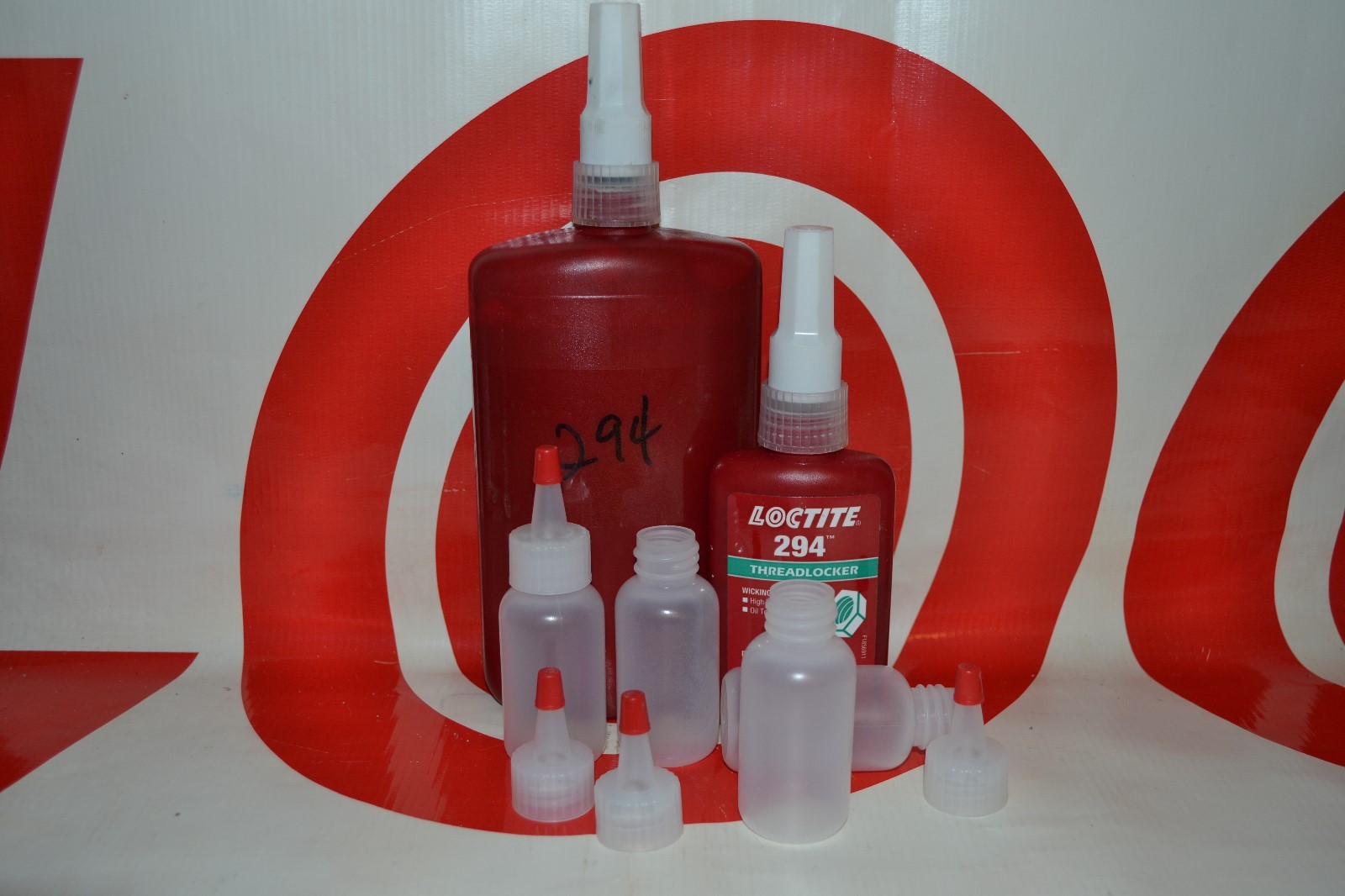 LOCTITE 294 Wicking Grade HIGH TEMP Locker CUSTOM SIZE CLEAR BOTTLE ...