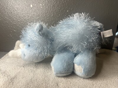 Ganz Rhino Rhinoceros Webkinz Plush Blue Spiky Stuffed Animal Toy No ...