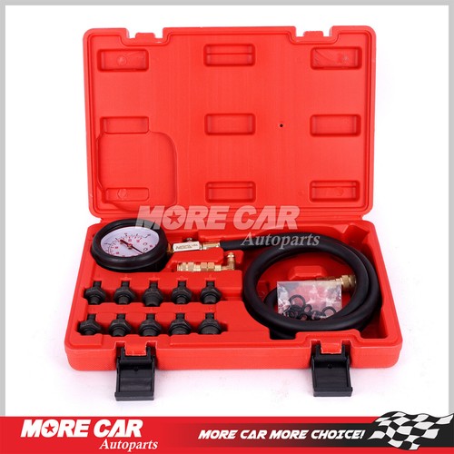 Engine Oil Pressure Test Kit Tester Low Oil Warning Devices Gauge 0-140 ...