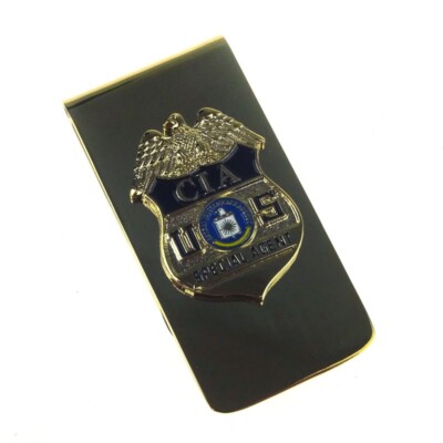 Novelty Collectable US CIA Mini Badge Money Clip | eBay