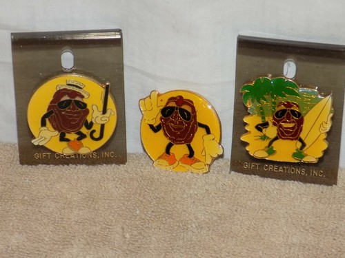 Vintage 1988 The California Raisins Collectible Pin Calrab By Applause ...
