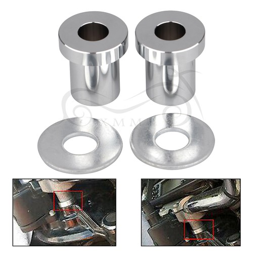Chrome Solid Riser Bushings For Harley Electra Street Road Glide Ultra ...
