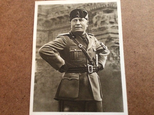WW II - Benito Mussolini Postcard Real Photo - VGC | eBay