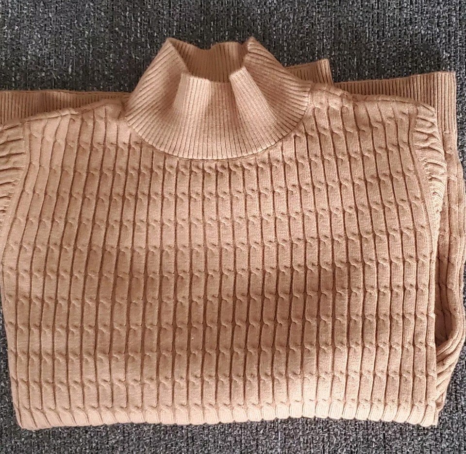 Anne Klein Sweater Size LARGE Gold/Taffy Color | eBay