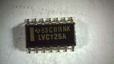 3 pcs Texas Instr. 74LVC125A LVC125A tristate buffer SOP-14 IC -USED ...