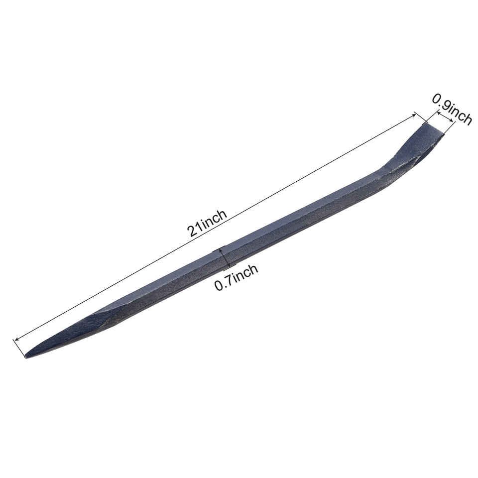 Hexagonal Connecting Bar 21" Steel Crowbar for Prying with Chisel End ...