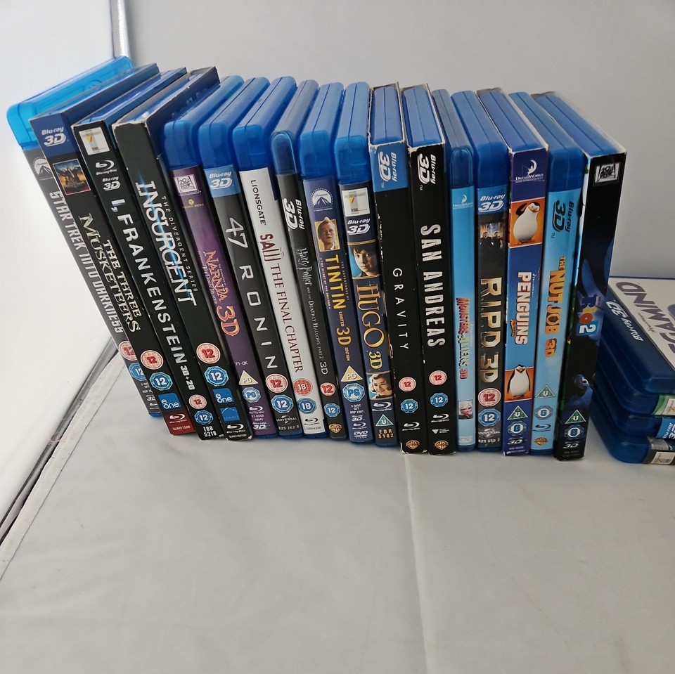 3D Blu Ray Bundle Mixed Joblot | eBay UK