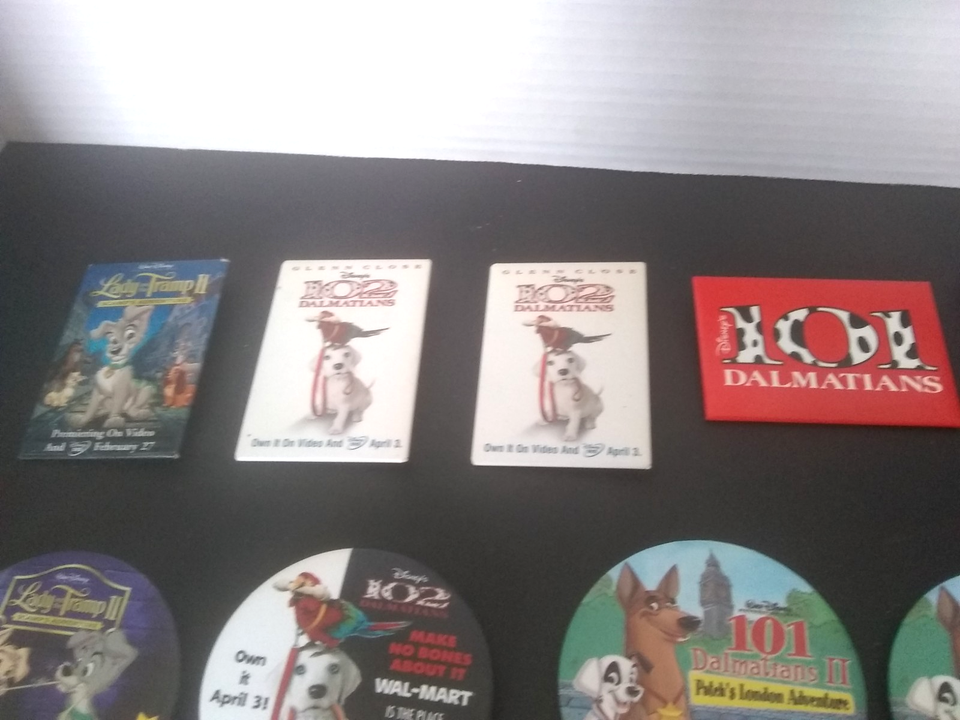 Lot of Disney Movie Pins 101/102 Dalmatians & Lady and the Tramp | eBay